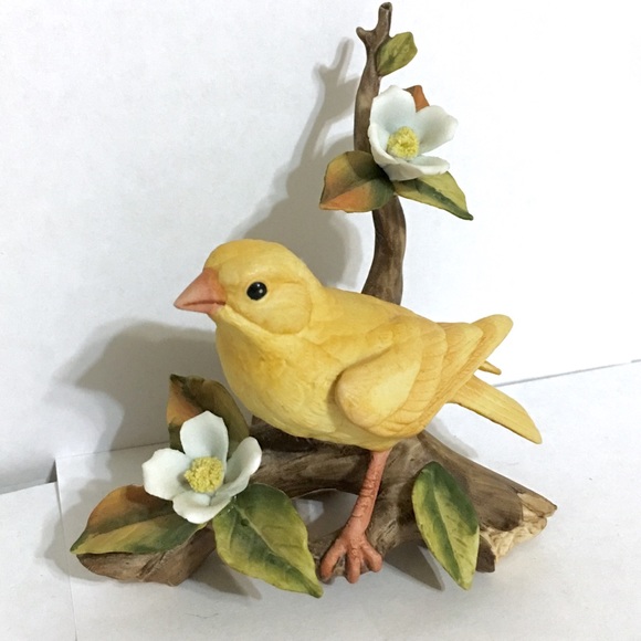 Lefton | Accents | Vintage Lefton Porcelain Canary Hand Painted Bird ...